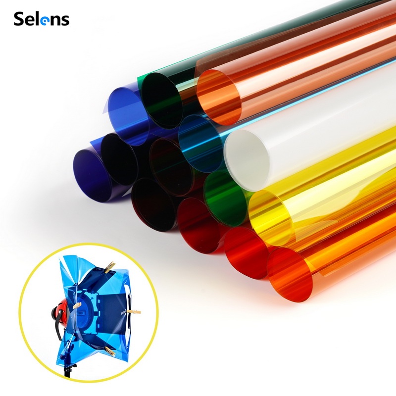 Selens Studio Lighting Color Filter Paper Professional Color Gels for ...