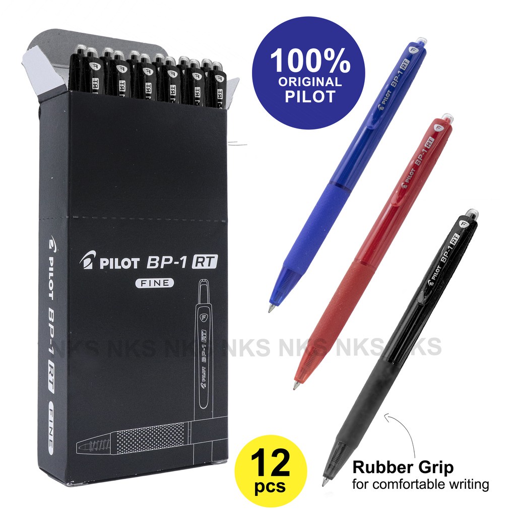 NKS *ORIGINAL* PILOT BP-1 RT BALL PEN (F/M) 1BOX (12PCS) | Shopee Malaysia