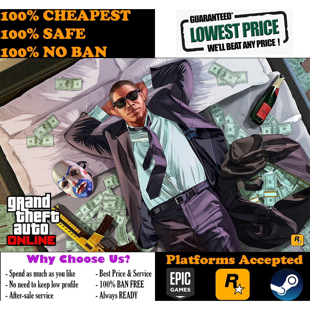 GTA 5 Money & Level Service [SAFE & CHEAPEST] (GTA 5 / GTA V / Grand ...