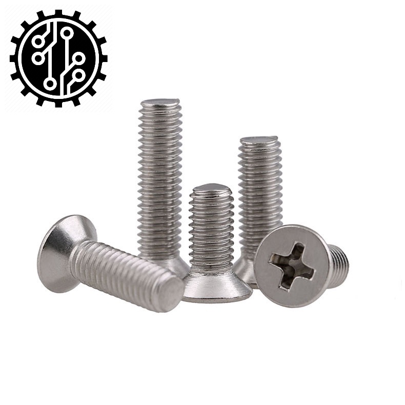 ( 10pcs ) M4*12mm Stainless Steel Flat Head screws | Shopee Malaysia