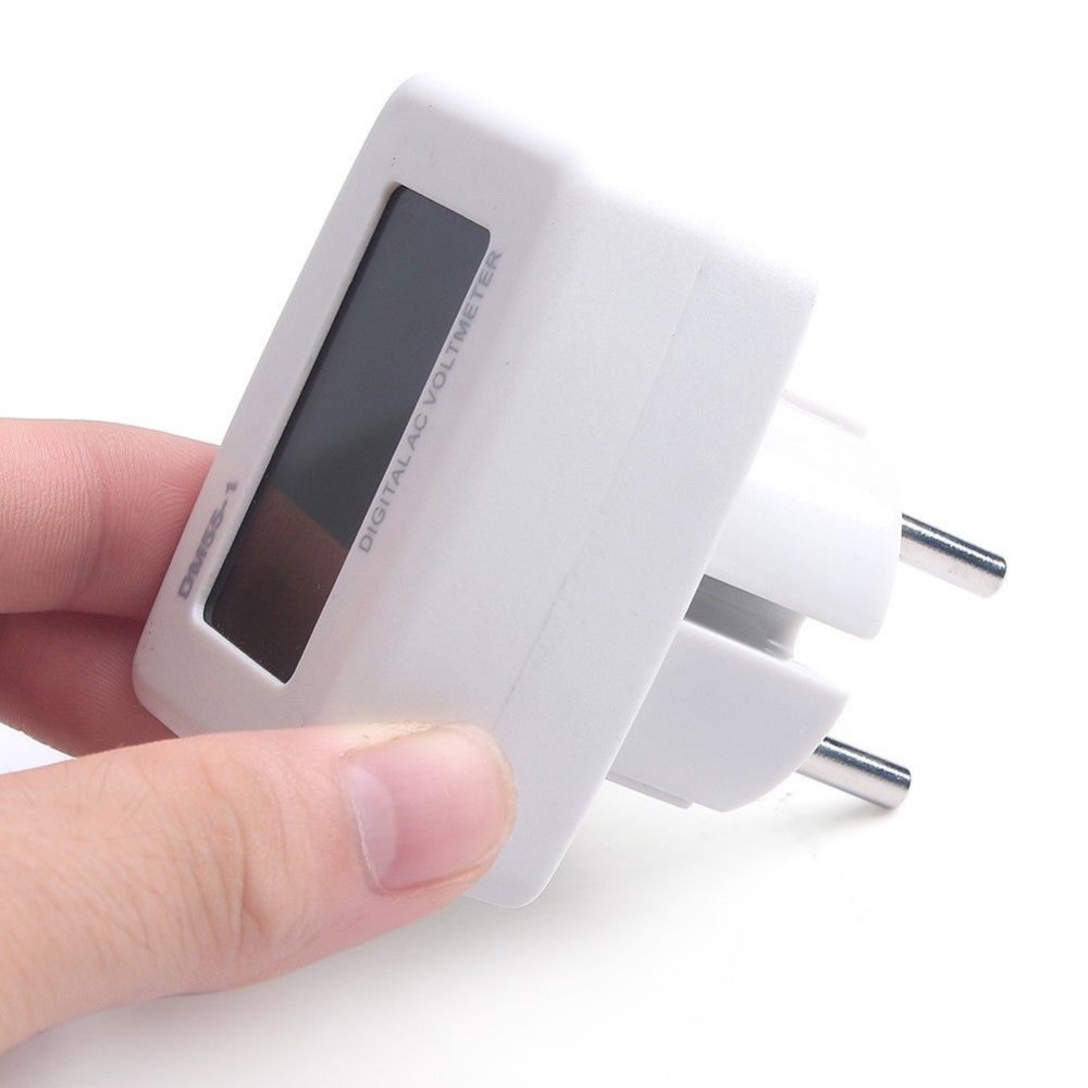 Eu Plug 110-300V AC Digital Voltmeter / Electricity Measuring ...