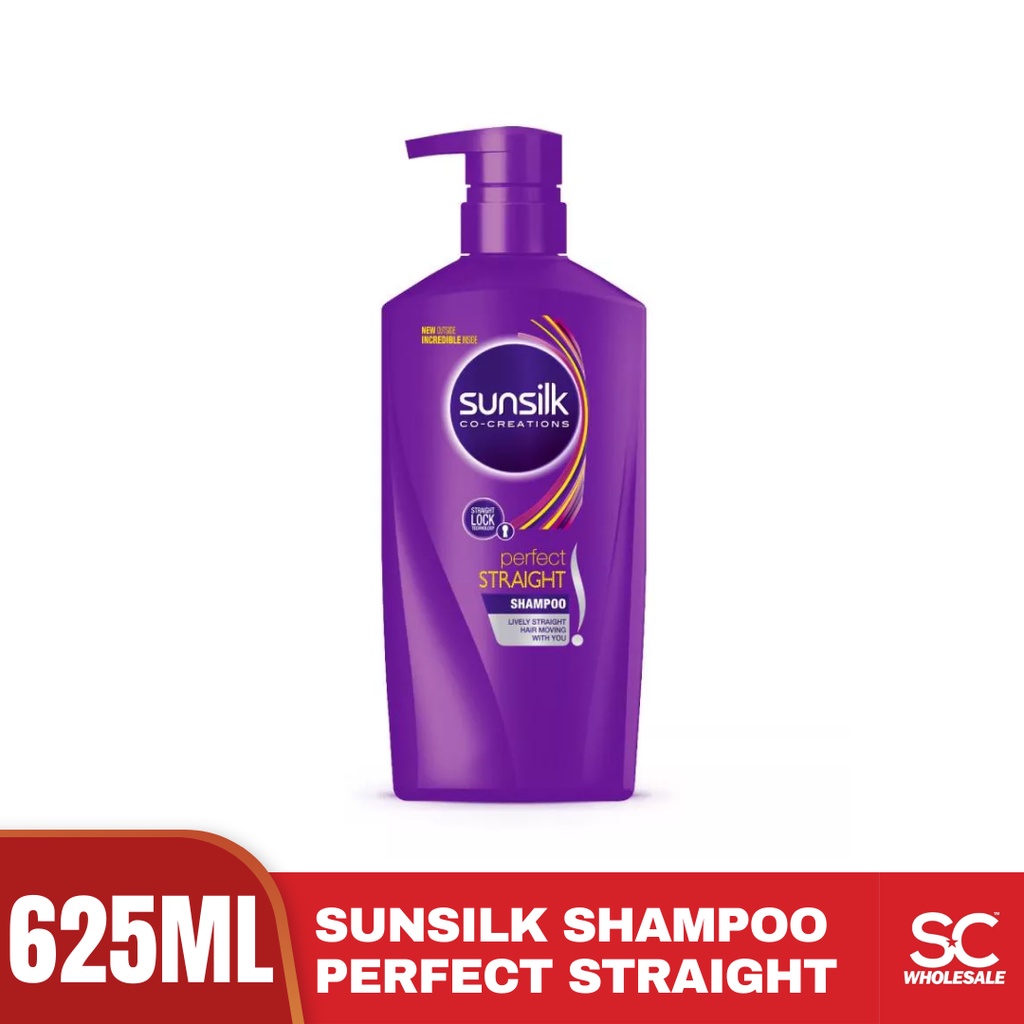 SUNSILK Perfect Straight Hair Shampoo 625ml (Purple) | Shopee Malaysia