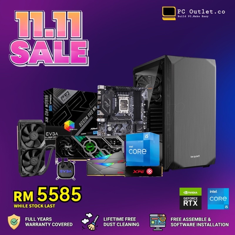 PC OUTLET 11.11 CORE i5 RTX3070Ti GAMING PC | Shopee Malaysia