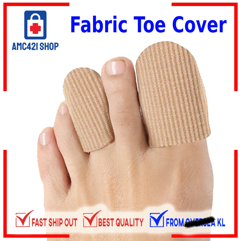 AMC Toe Caps Closed Toe Surface Fabric Sleeve Protectors with Gel ...