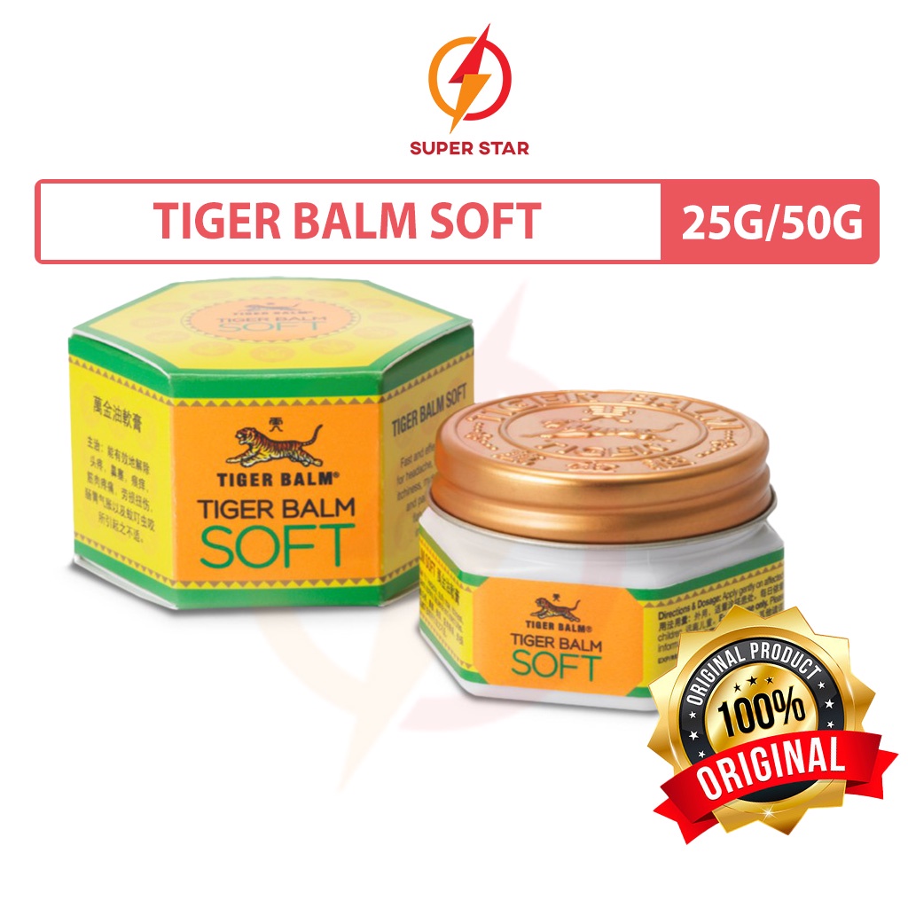 Tiger Balm Soft Ointment 25g/50g | Shopee Malaysia