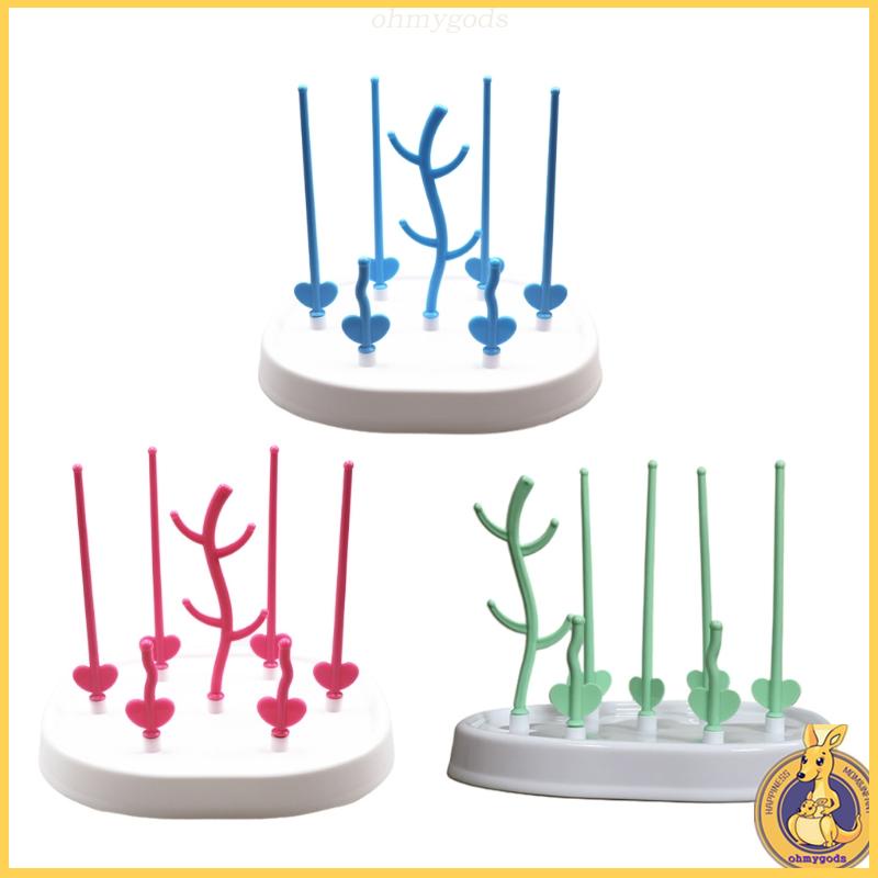 OMG* Baby Bottle Drying Rack Newborn Feeding Bottle Cleaning Dryer ...