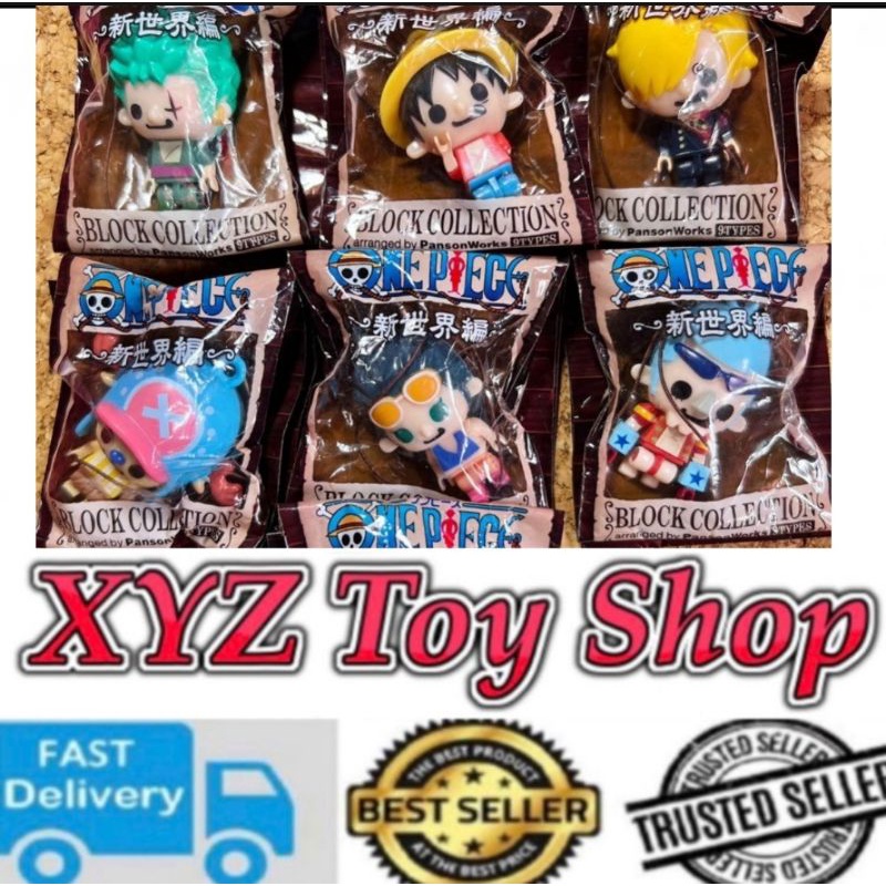 One Piece Block Collection Keychain (100% Ready Stock Fast Postage ...