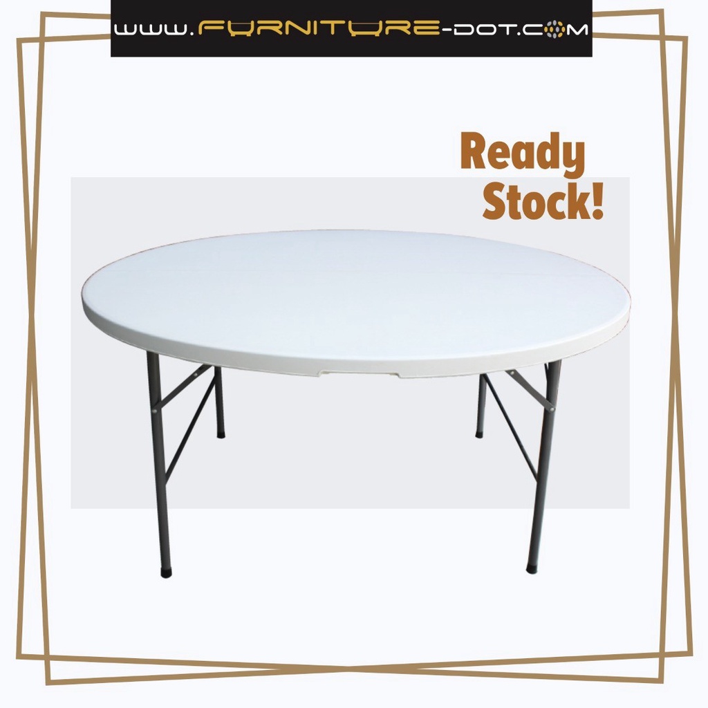 Portable Round Dining Table / Foldable Table - FRM5213 | Shopee Malaysia