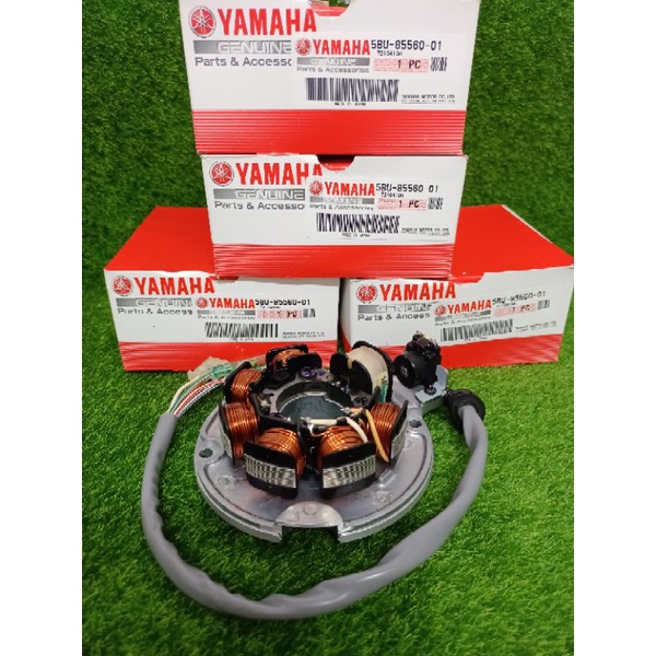 Y125ZR Y125Z 5BU - FUEL COIL ASSY MAGNET COIL COMPLETE SET & COIL BASE PLATE 100% ORIGINAL 💯🔥 ...