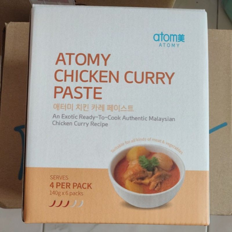[Ready Stock] Atomy Chicken Curry Paste 140g 艾多美咖喱鸡即煮酱料 Pes Kari Ayam | Shopee Malaysia