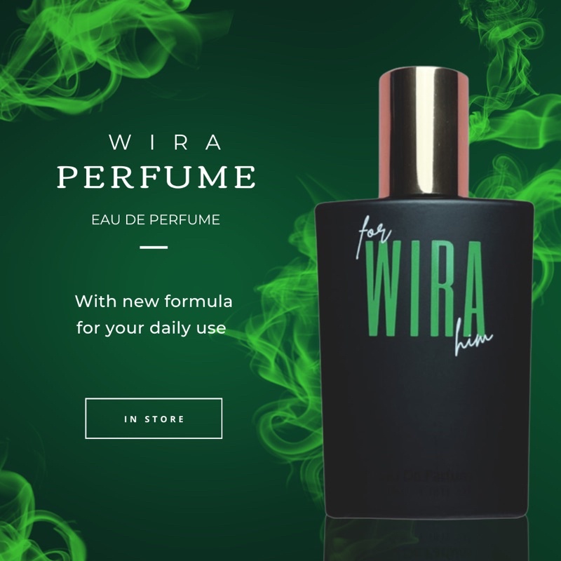 Wira Perfume for men EDP [Minyak wangi exclusive untuk lelaki] | Shopee ...