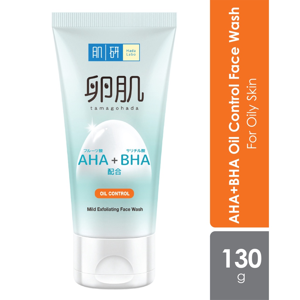 Hada Labo AHA BHA Oil Control 130g (Pencuci muka nerminyak) | Shopee ...