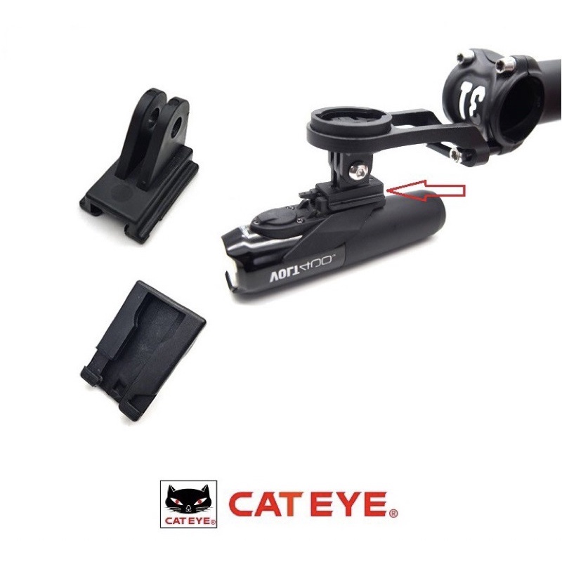 Cateye Go Pro Mounting Bracket Tripod Gopro Mount FOR CATEYE AMPP VOLT ...