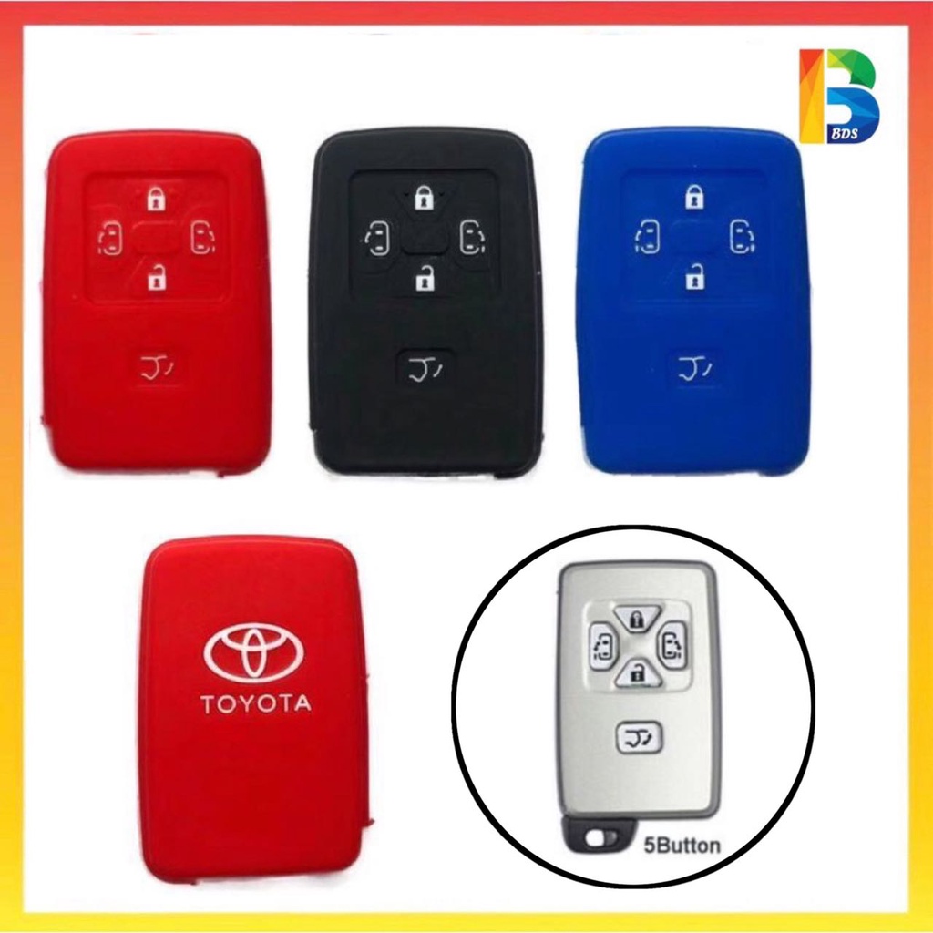 Toyota Alphard Vellfire Estima Silicone Remote Case Cover Silikon Kunci ...