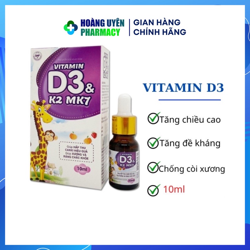 Vitamin D3 K2 MK7 Halico - drop 10ml | Shopee Malaysia