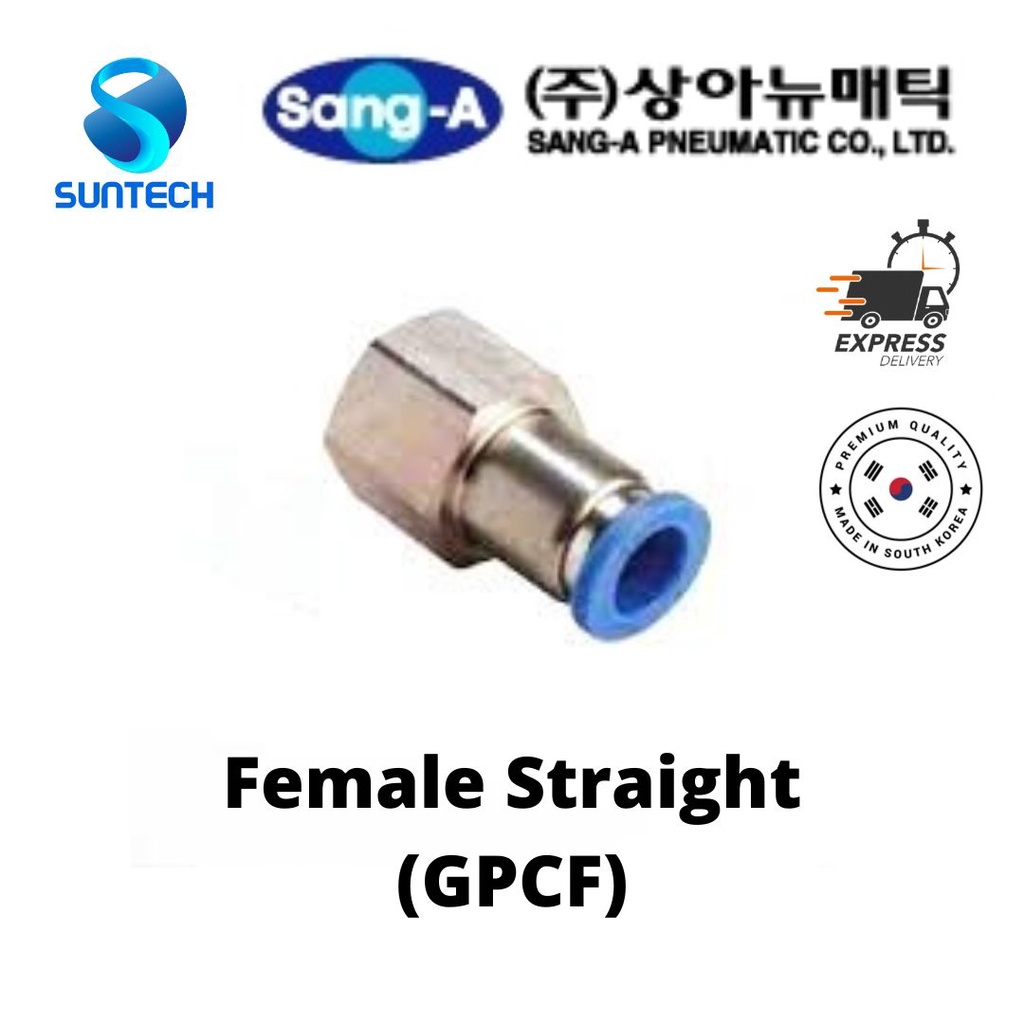 SANG-A PNEUMATIC FITTING - FEMALE STRAIGHT (GPCF) | Shopee Malaysia