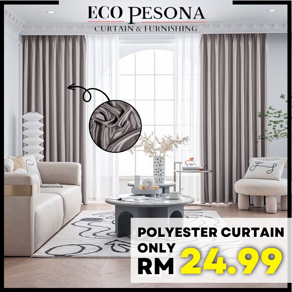 A1-Ready Made Curtain!!! Siap Jahit Langsir ,Langsir RAYA Kain Tebal ...