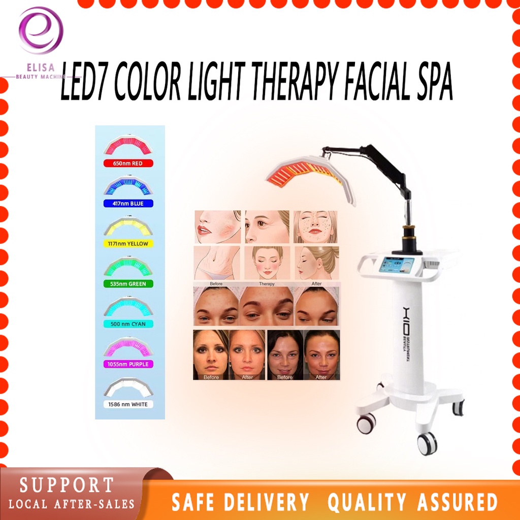 New 7 Colors Light Therapy Led Facial Light Therapy Machine LED Light ...