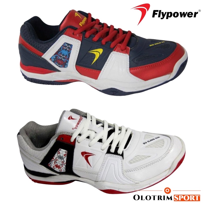 Original FlyPower Rio Gold V2 V1 Badminton Shoes | Shopee Malaysia