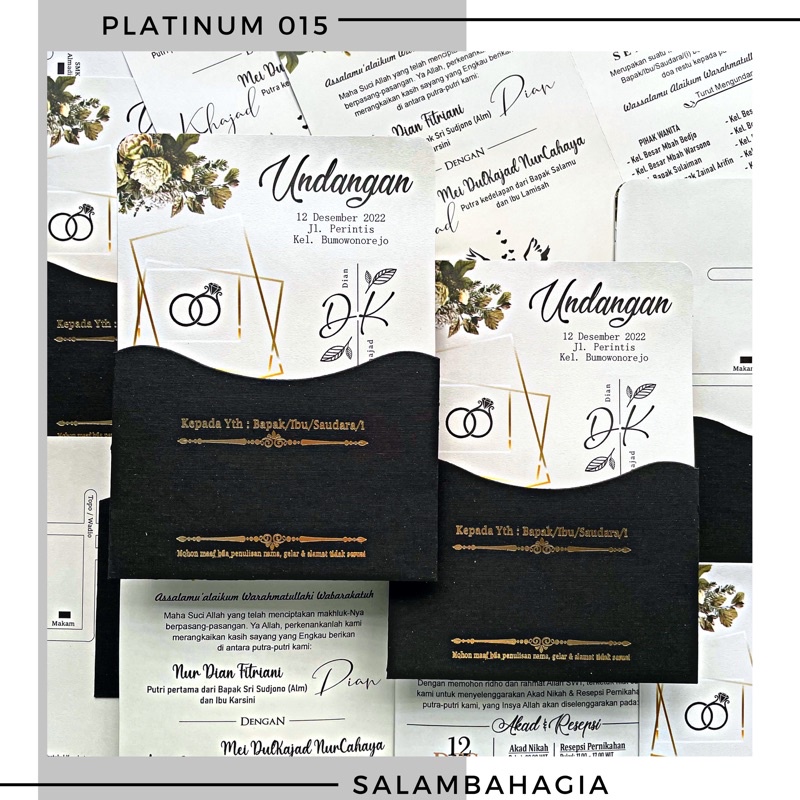 Plt 015 invitation form, blank invitation blank unique wedding ...