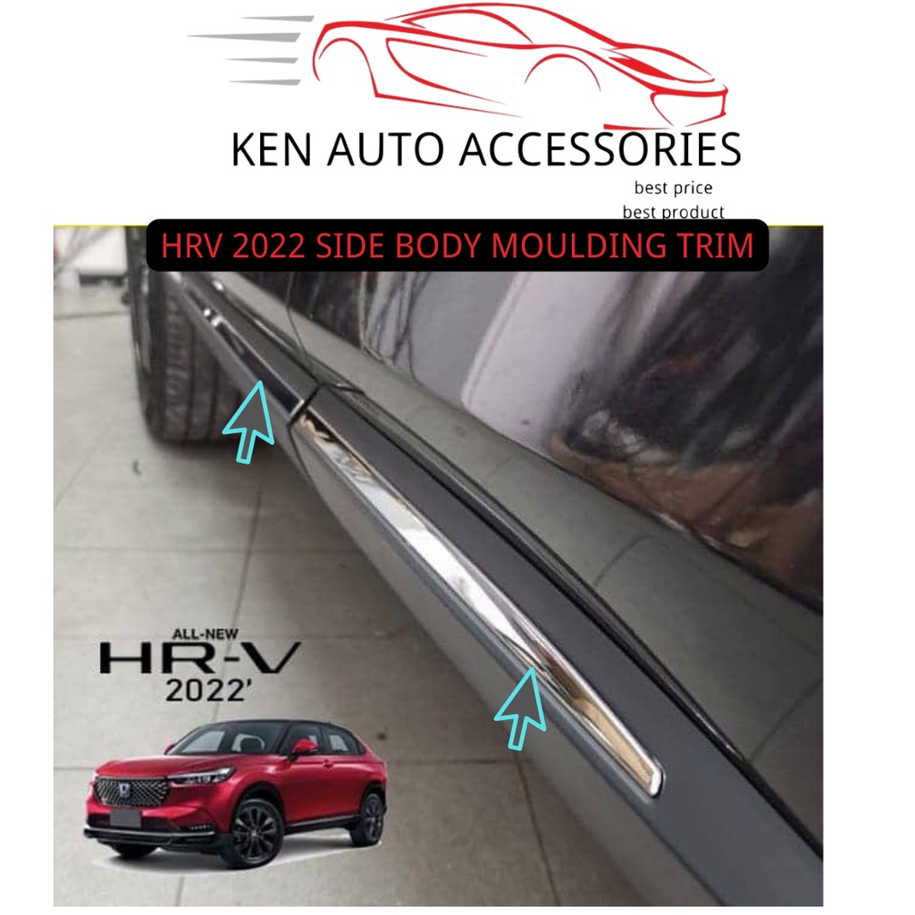 HRV 2022-2024 3RD GEN DOOR LOWER MOULDING TRIM & SIDE BODY MOULDING ...