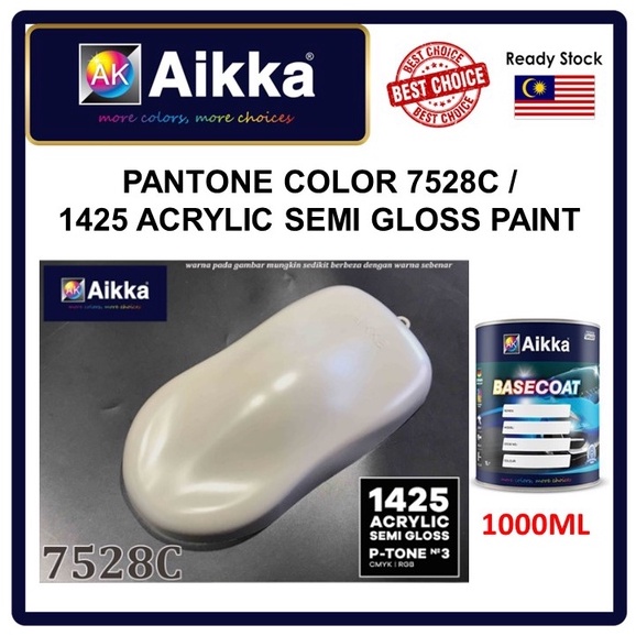 AIKKA Paint PANTONE Colour 7528C / 1425 ACRYLIC SEMI GLOSS PAINT ...