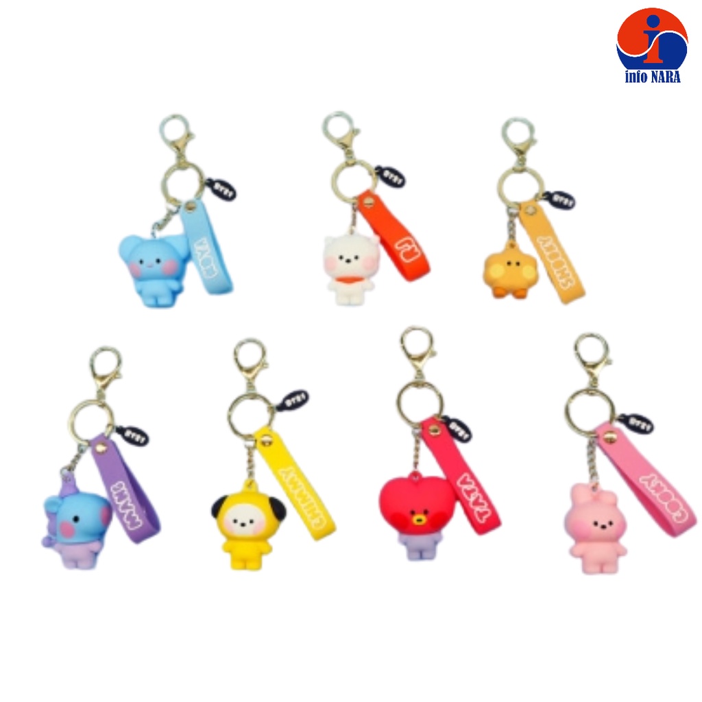 BT21 Official minini Figure Keyring | Shopee Malaysia