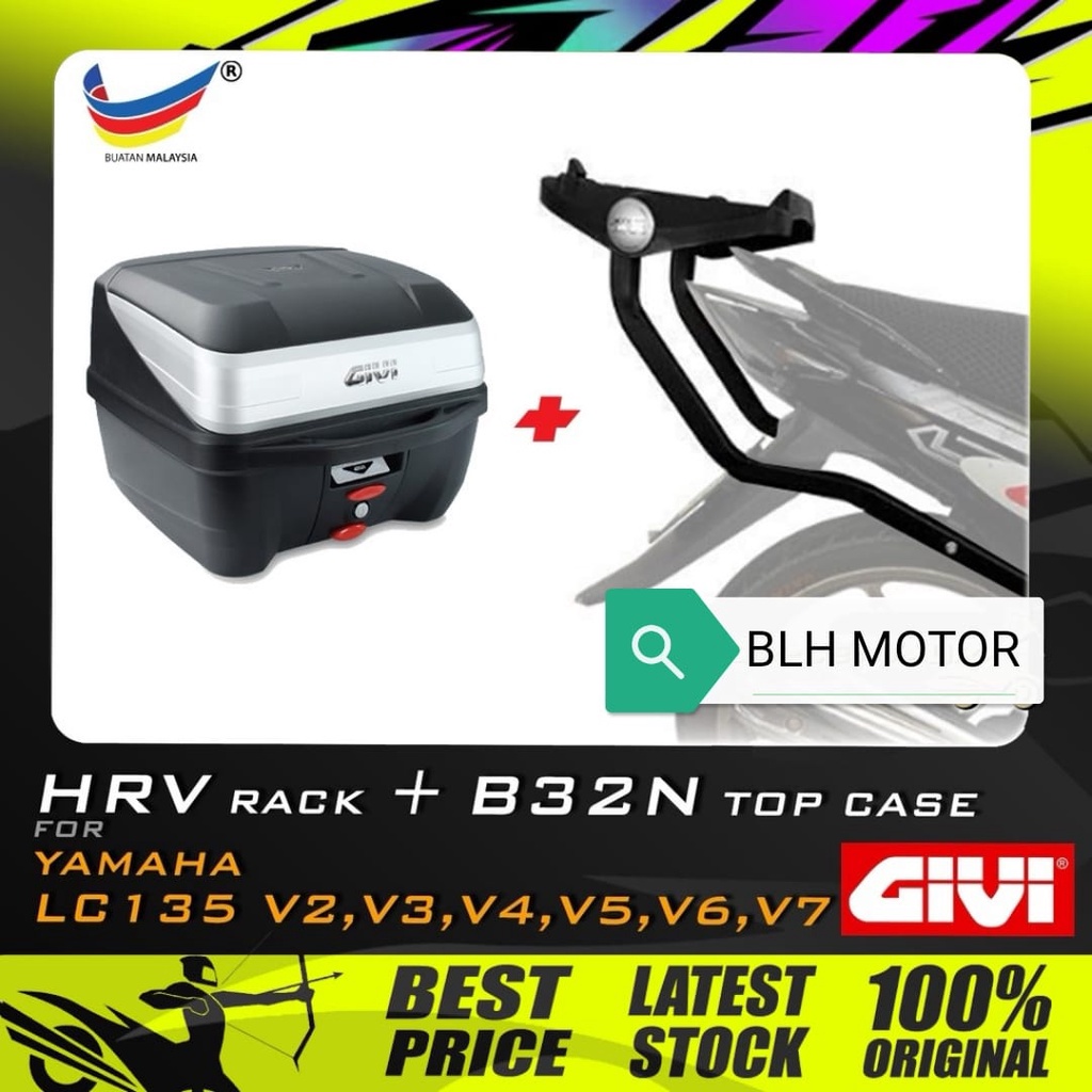100% ORI } GIVI RACK LC135 135LC + B32N BOX MONORACK LC V1 / V2 / V3 ...