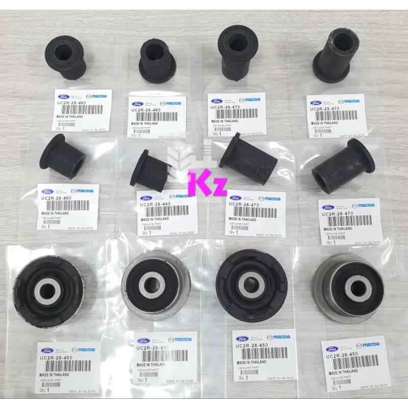 FORD RANGER 2012 T6 / MAZDA BT50 2012 - 12 IN 1 SET - REAR SPRING BUSH ...