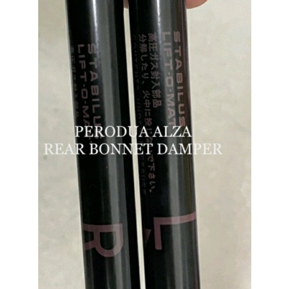 1PAIR ORIGINAL PERODUA ALZA REAR BONNET ABSORBER DAMPER | Shopee Malaysia