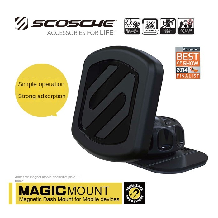 Scosche Magicmount Magnetic Mount for Smartphones and GPS Devices ...