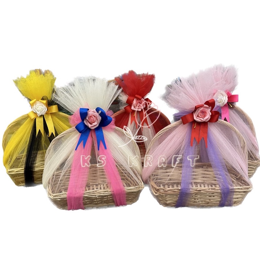Bakul Gubahan Hantaran/Bakul Hamper/Basket/Bakul Rotan/Fruit Basket ...