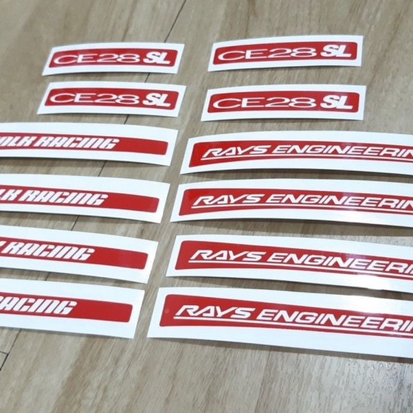 Volkracing CE28 SL Rim Sticker - 15-16 | Shopee Malaysia