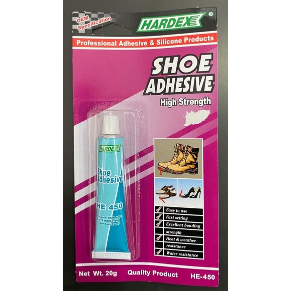 🇺🇸 HARDEX Shoe Adhesive HE 450 High Strength - 20g | Shopee Malaysia