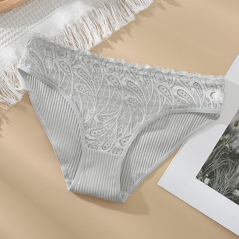 Cinvik Women Panties Cotton Spender Wanita Seluar Dalam Perempuan Lace