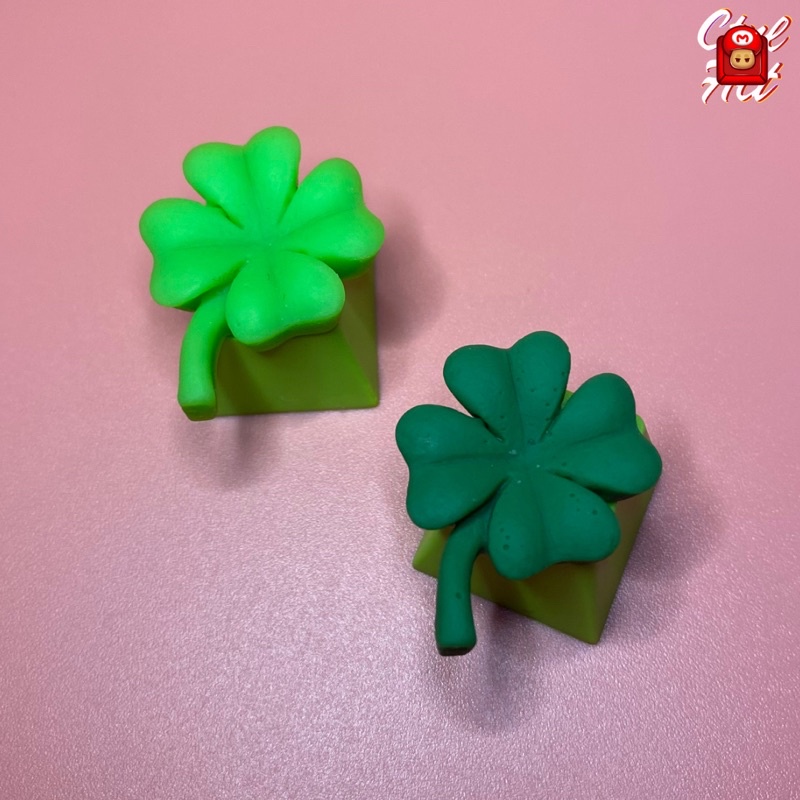 62 FOUR LEAF CLOVER | GOOD LUCK KEYCAP FOR MECHANICAL KEYBOARD | Shopee ...