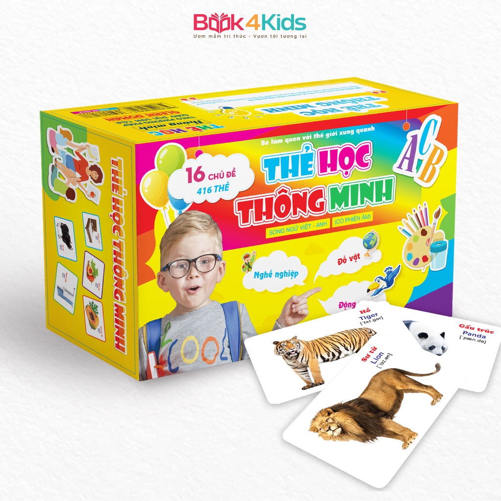 Flashcard Book - Smart Learning Card Set (416 English Flashcards 16 ...