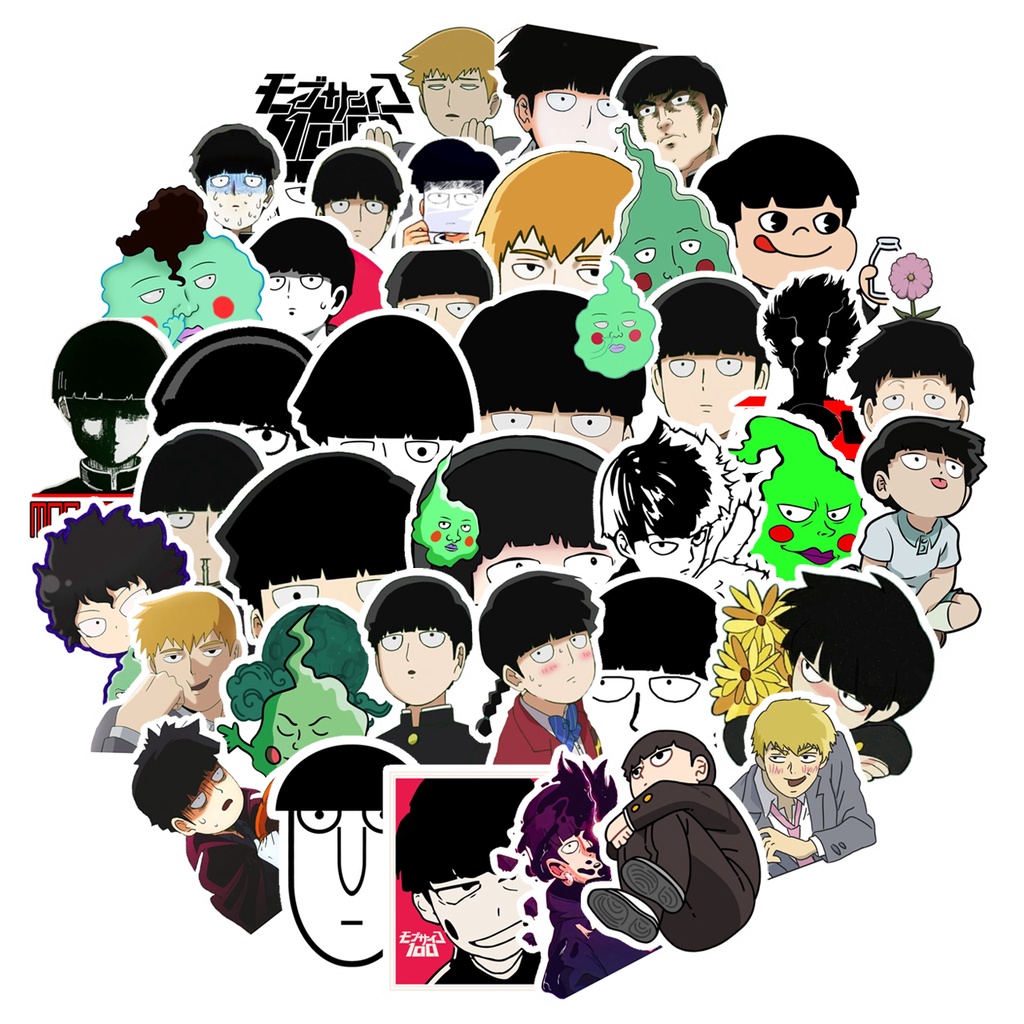 Mob Psycho 100 Anime Sticker Pack (40pcs) | Shopee Malaysia