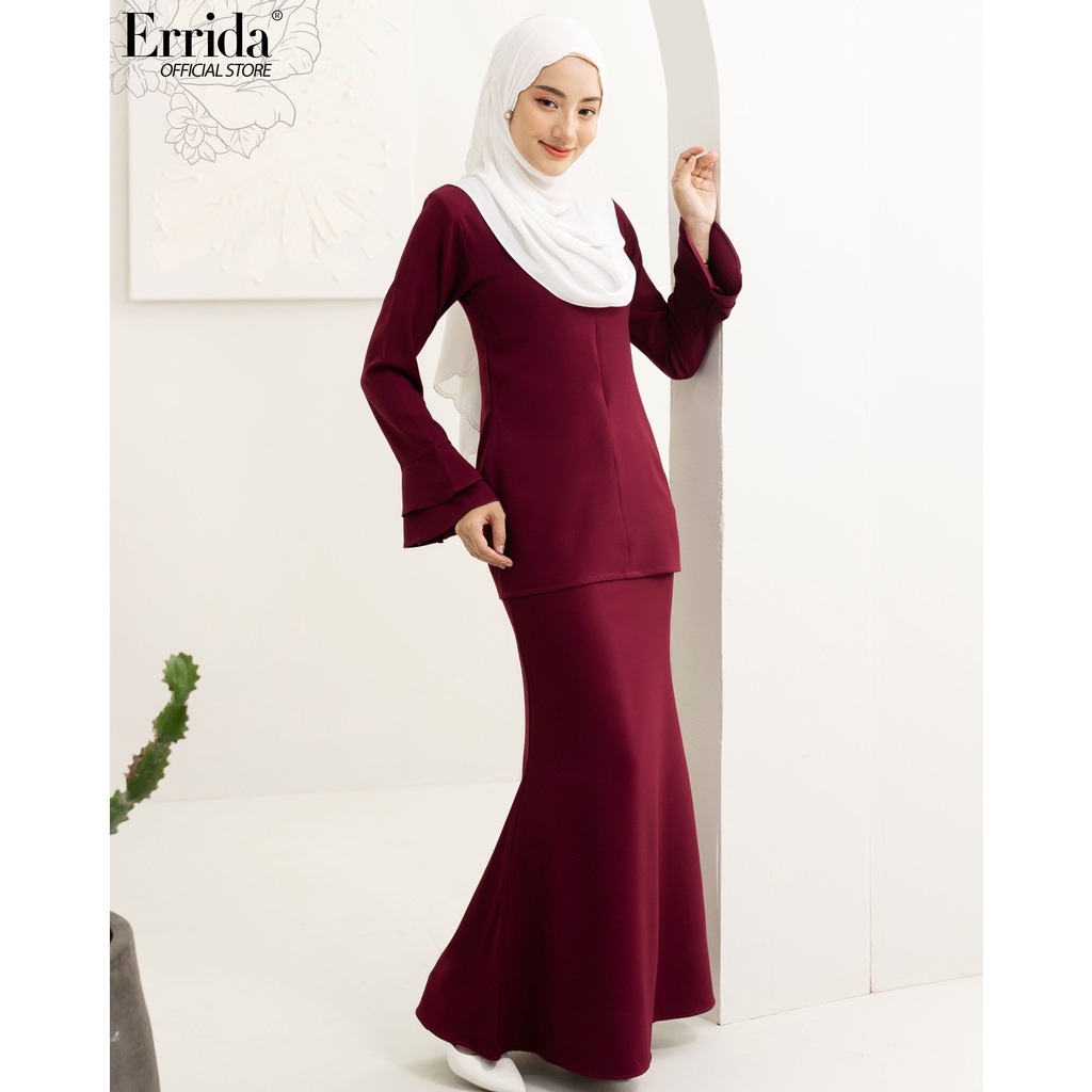 ERRIDA Kurung Nursing Friendly Amanda | Shopee Malaysia