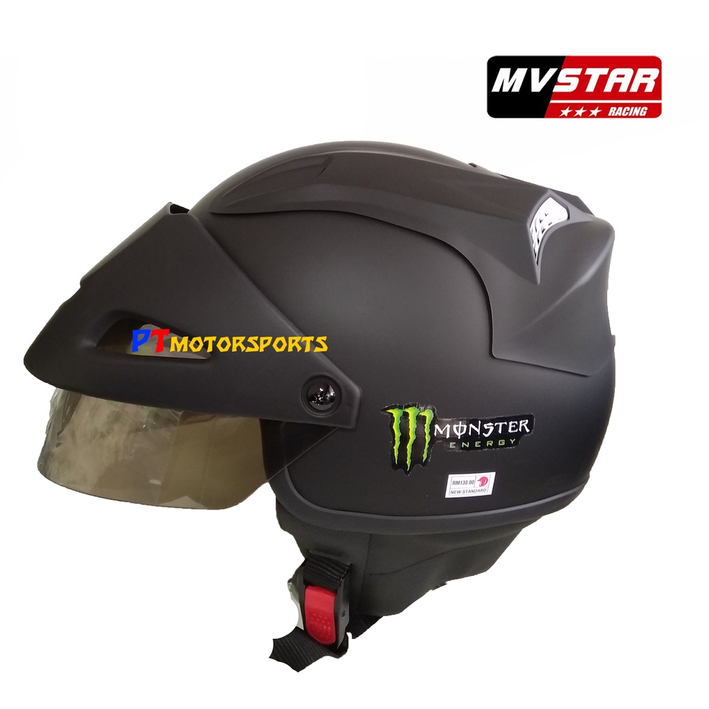 Mv Star EVO Mv Star Evo White, Matt Black, Yellow, Red, Orange, Grey, Blue Sirim Malaysia Helmet ...