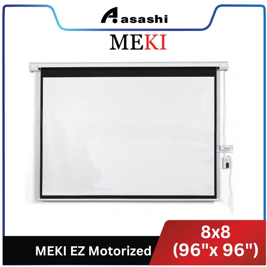 MEKI EZ MOTORIZED SCREEN MATT WHITE 96" x 96" Projector screen (8x8 ...