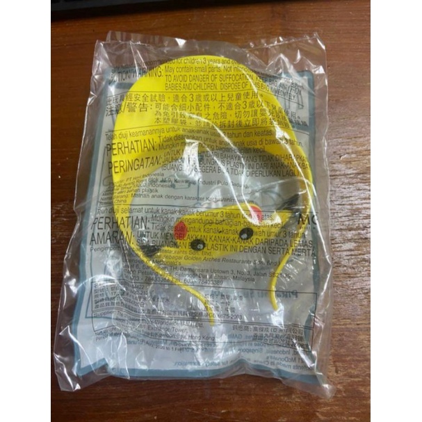 McDonald's Happy Meal Toy (Pokemon Pikachu Yellow Visor Topi) | Shopee ...