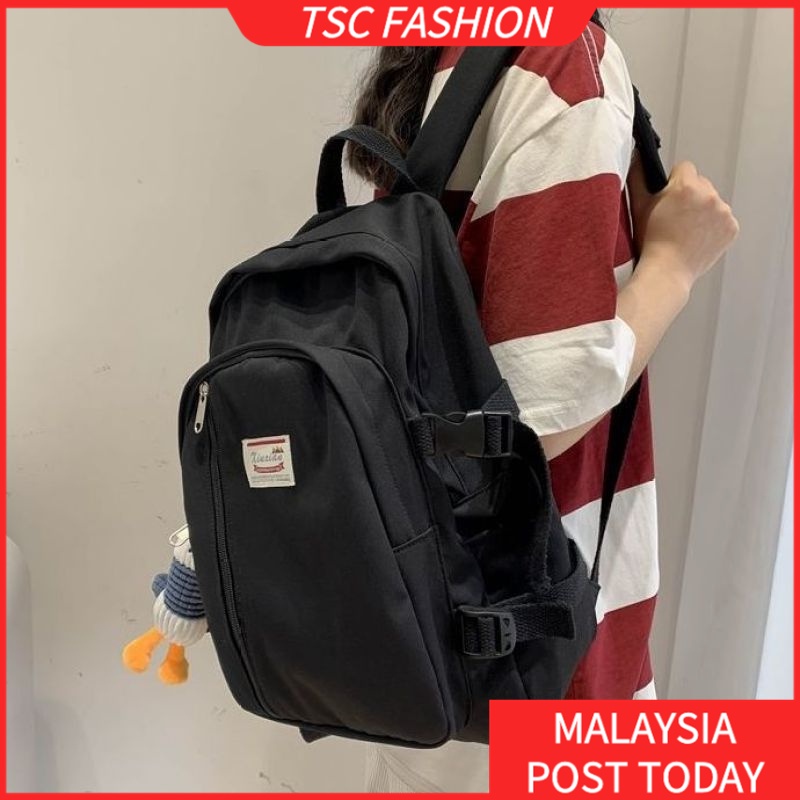 Japanese Harajuku Retro Tooling Student Backpack Female Korea Ins ...