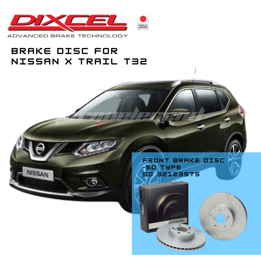 (NISSAN X TRAIL T32) DIXCEL BRAKE DISC SD TYPE FRONT SD 3212357S ...