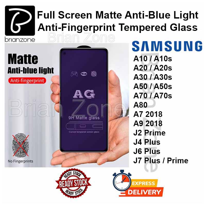 Full Screen Matte Anti Blue Ray Samsung A10 A10s A20 A20s A30 A30s A50 ...