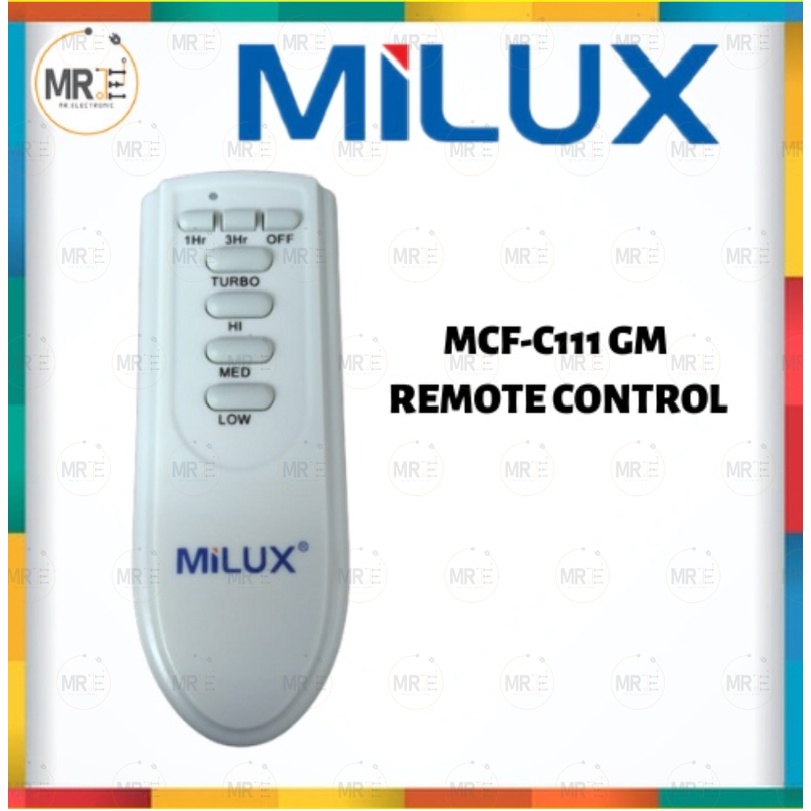 MILUX MCF-C111 Ceiling Fan Remote Original | Shopee Malaysia