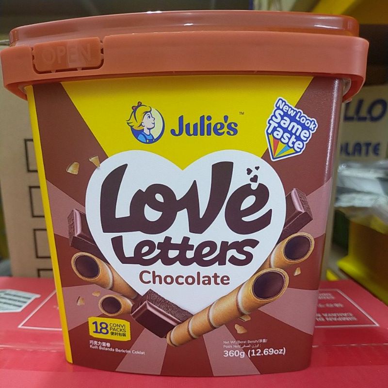 Julie's Love Letter Chocolate 360g x (18convi packs) | Shopee Malaysia