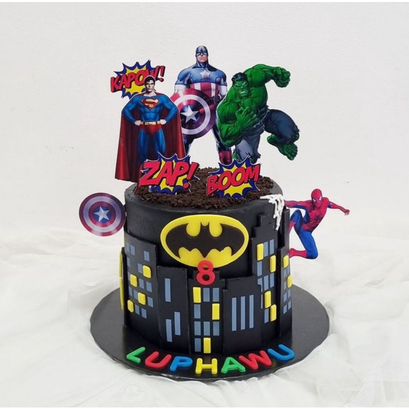 Cake Topper Super Hiro / Avengers | Shopee Malaysia