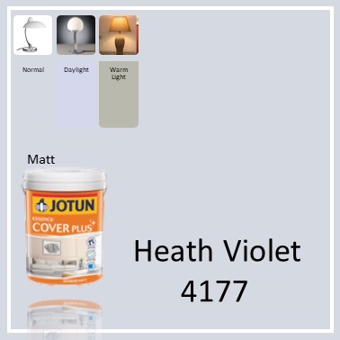 Jotun Paint 1L Essence Cover Plus Matt - 4177 Heath Violet / wall paint ...
