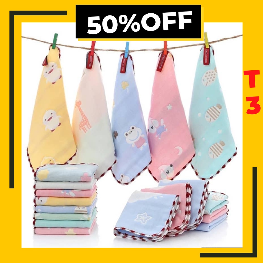 𝗕𝗮𝗯𝘆 𝗧𝗼𝘄𝗲𝗹 𝗖𝗼𝘁𝘁𝗼𝗻 𝟲 𝗹𝗮𝘆𝗲𝗿𝘀 𝗧𝘂𝗮𝗹𝗮 𝗕𝗮𝘆𝗶 6 Lapis Kapas Cotton Bayi baru ...